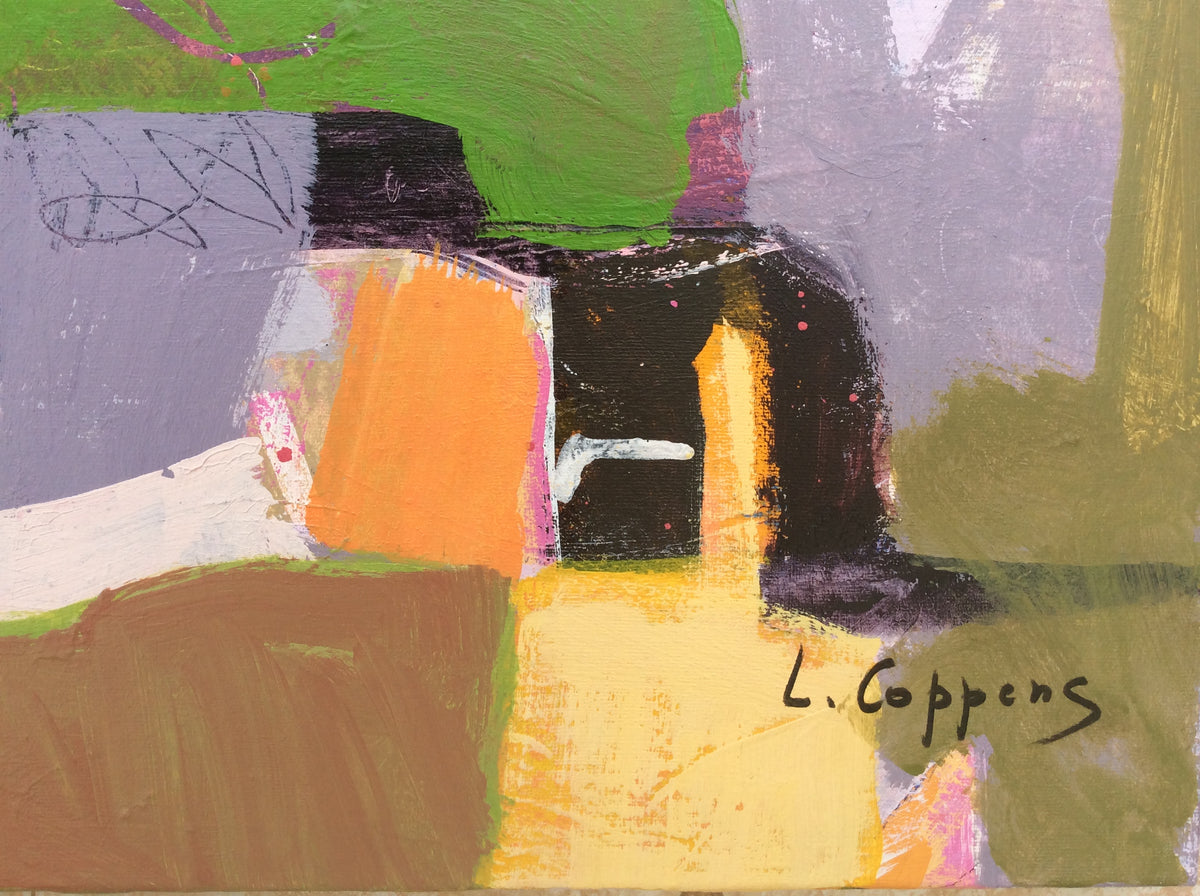 The Dance of Shadows and Light, a colorful painting with motion and ...